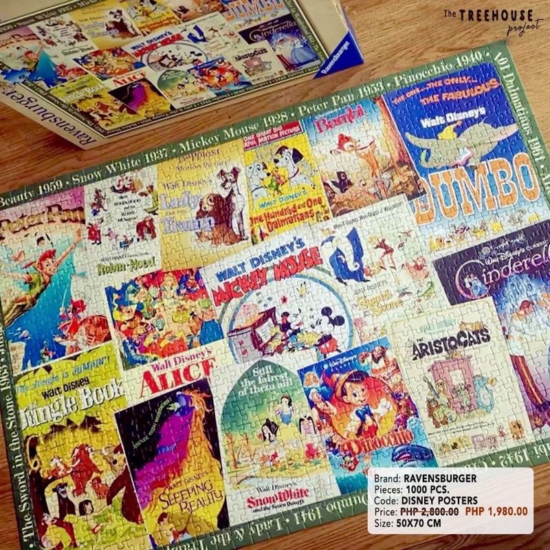 Ravensburger Disney Posters Puzzle, Hobbies & Toys, Toys & Games on ...