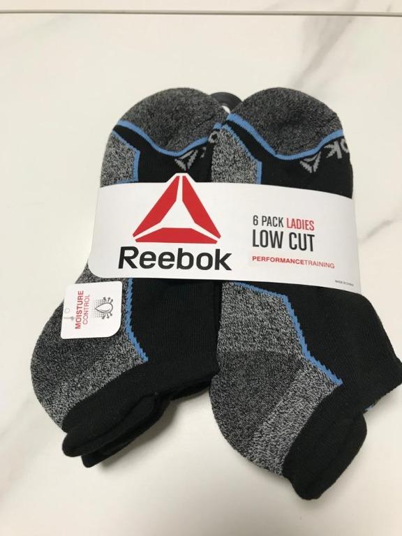 特價現貨原裝Reebok 6 pack low cut cushioned socks - (US woman size 4 - 10 ...