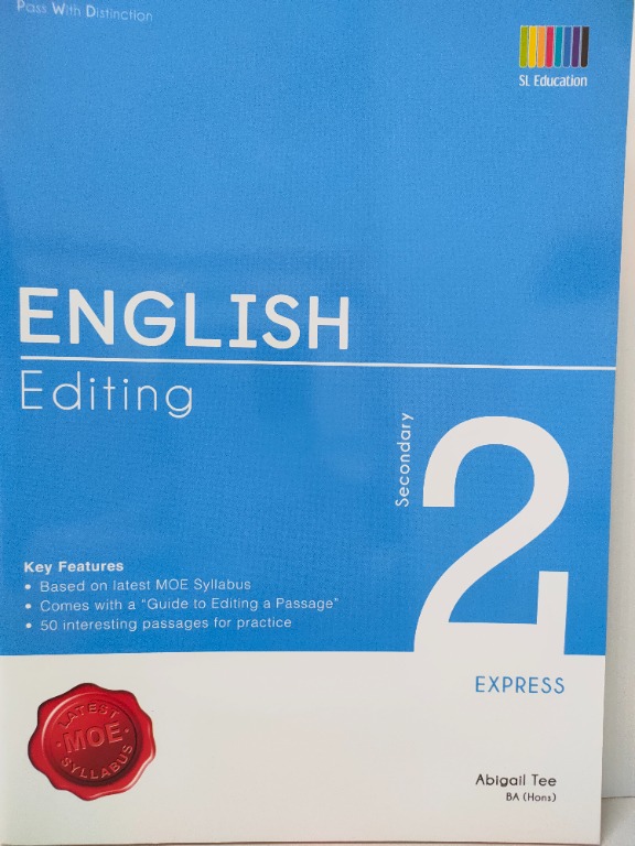 Sec 2 English Editing Express - Assessment Book, Hobbies & Toys, Books ...