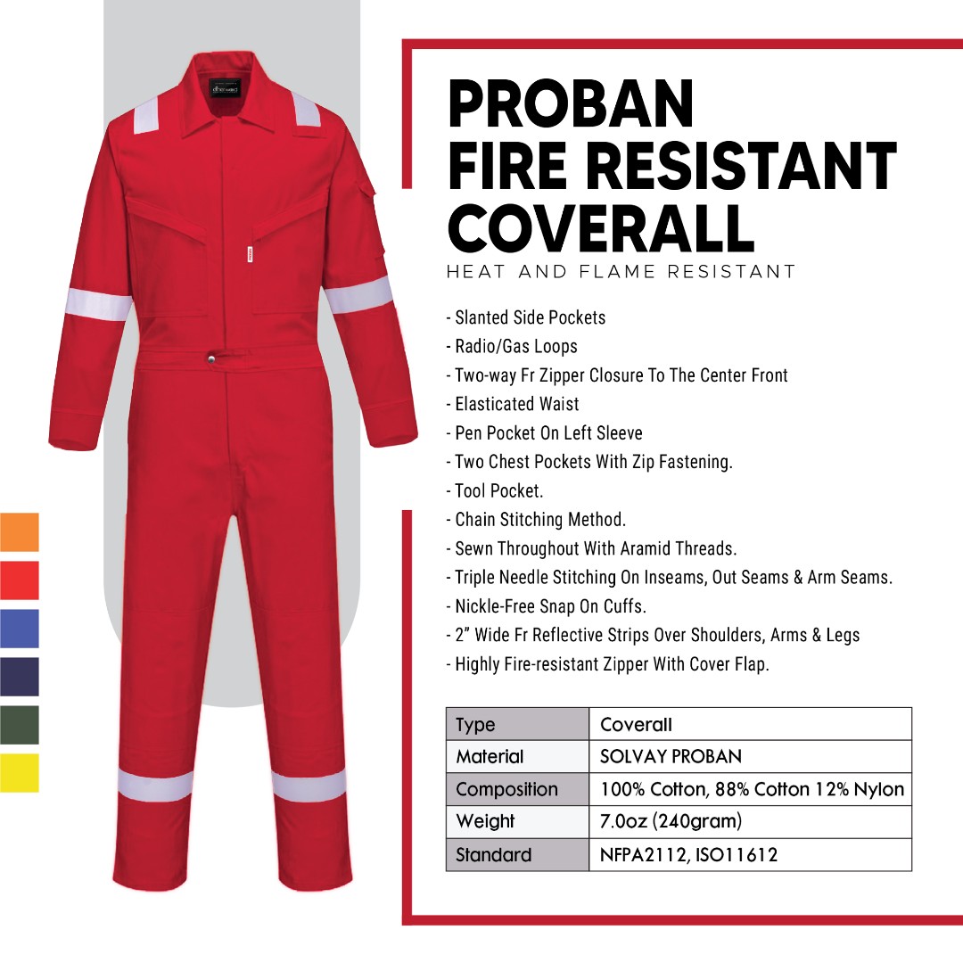 Sherwood Proban fire resistant coveralls, sz S, Men's Fashion, Coats ...