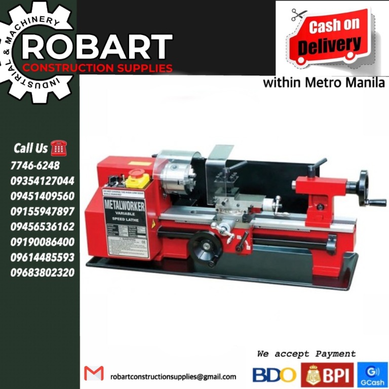 Showa Mini Lathe Machine, Commercial & Industrial, Construction Tools ...