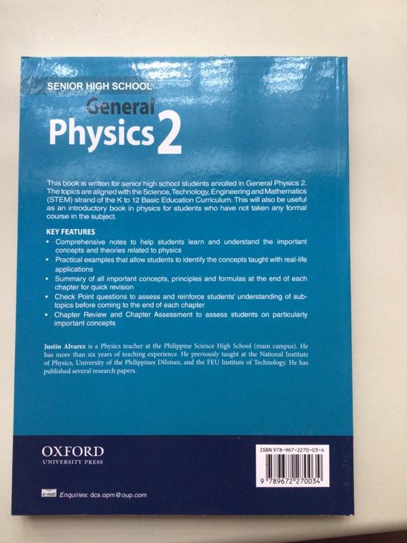 SHS (STEM) General Physics 2, Hobbies & Toys, Books & Magazines ...