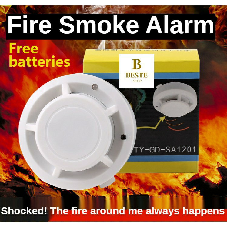 Smoke detector 3 units per set, Furniture & Home Living, Security ...