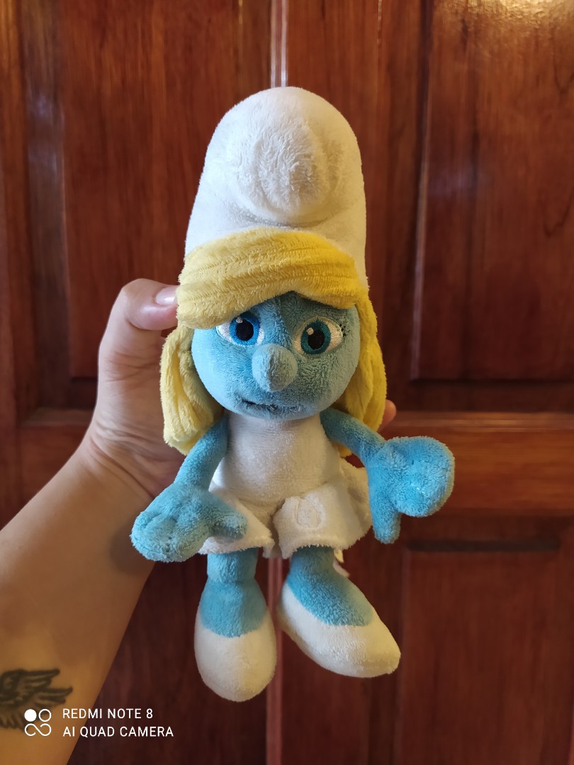 Smurfette plush, Hobbies & Toys, Toys & Games on Carousell