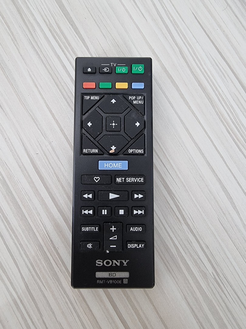 Sony Blu-Ray remote control - original, TV & Home Appliances, TV ...