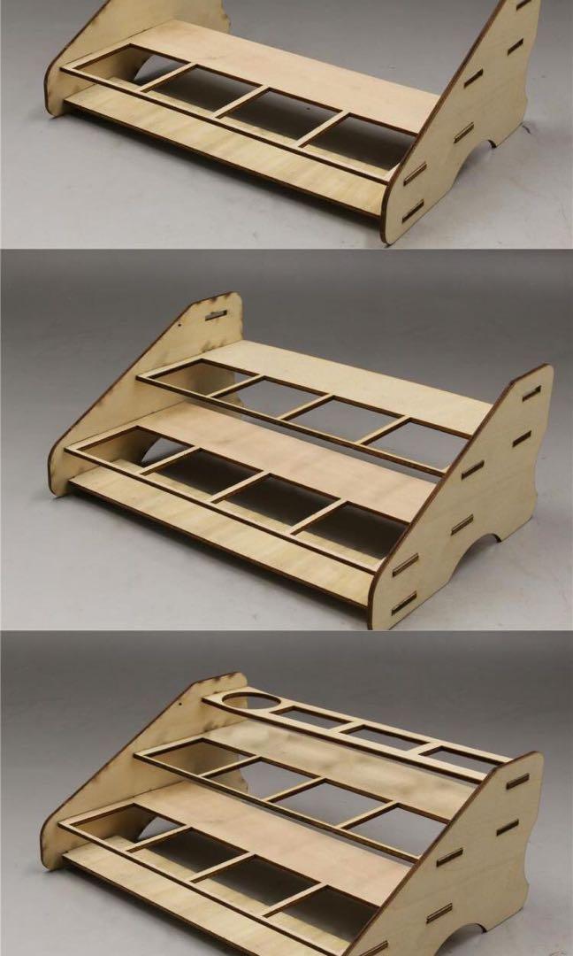 Spill Prevention Paint Rack for Tamiya & Mr Hobby Paints Panel Line ...