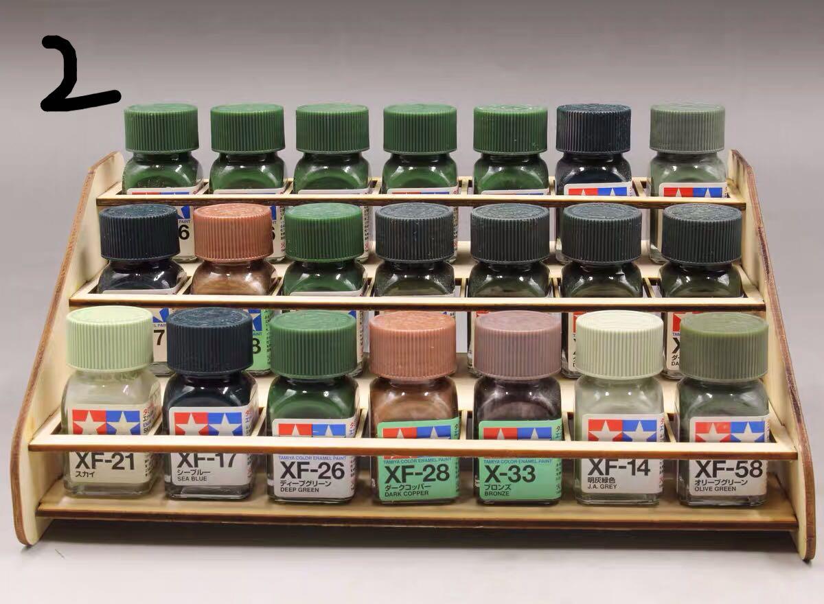 Spill Prevention Paint Rack for Tamiya & Mr Hobby Paints Panel Line ...