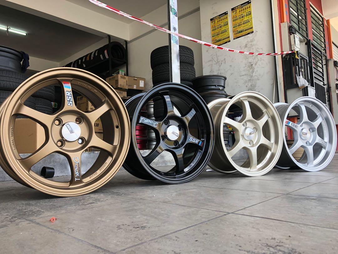 Sport rim baru 15 SSR TYPE C, Auto Accessories on Carousell