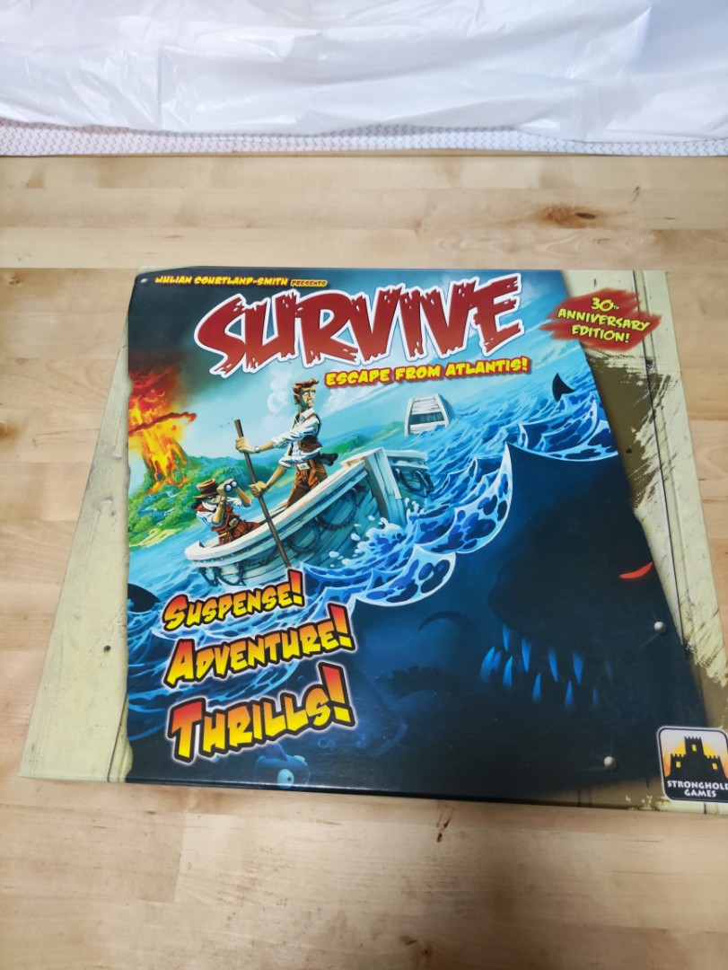 Survive Escape From Atlantis Board Game, Hobbies & Toys, Toys & Games ...