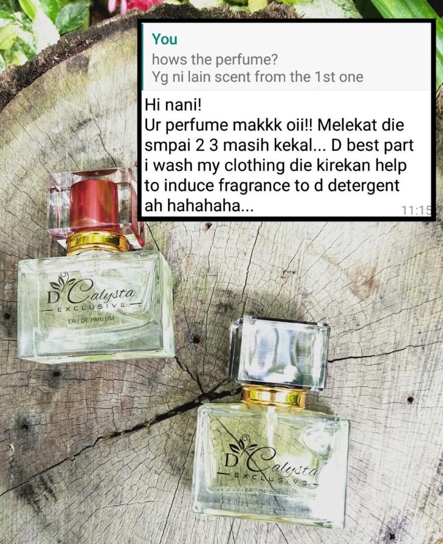 Testimonies of D'Calysta perfume, Beauty & Personal Care, Fragrance ...