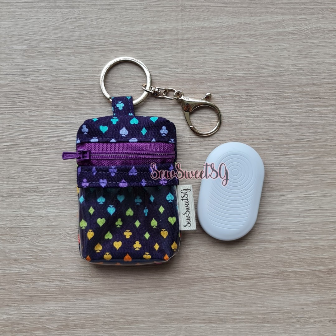 Trace Together Token Pouch - (Slim) Purple Shapes , Mobile Phones ...