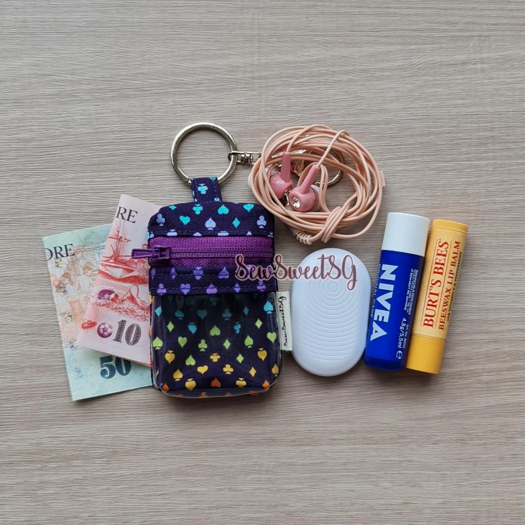 Trace Together Token Pouch - (Slim) Purple Shapes , Mobile Phones ...