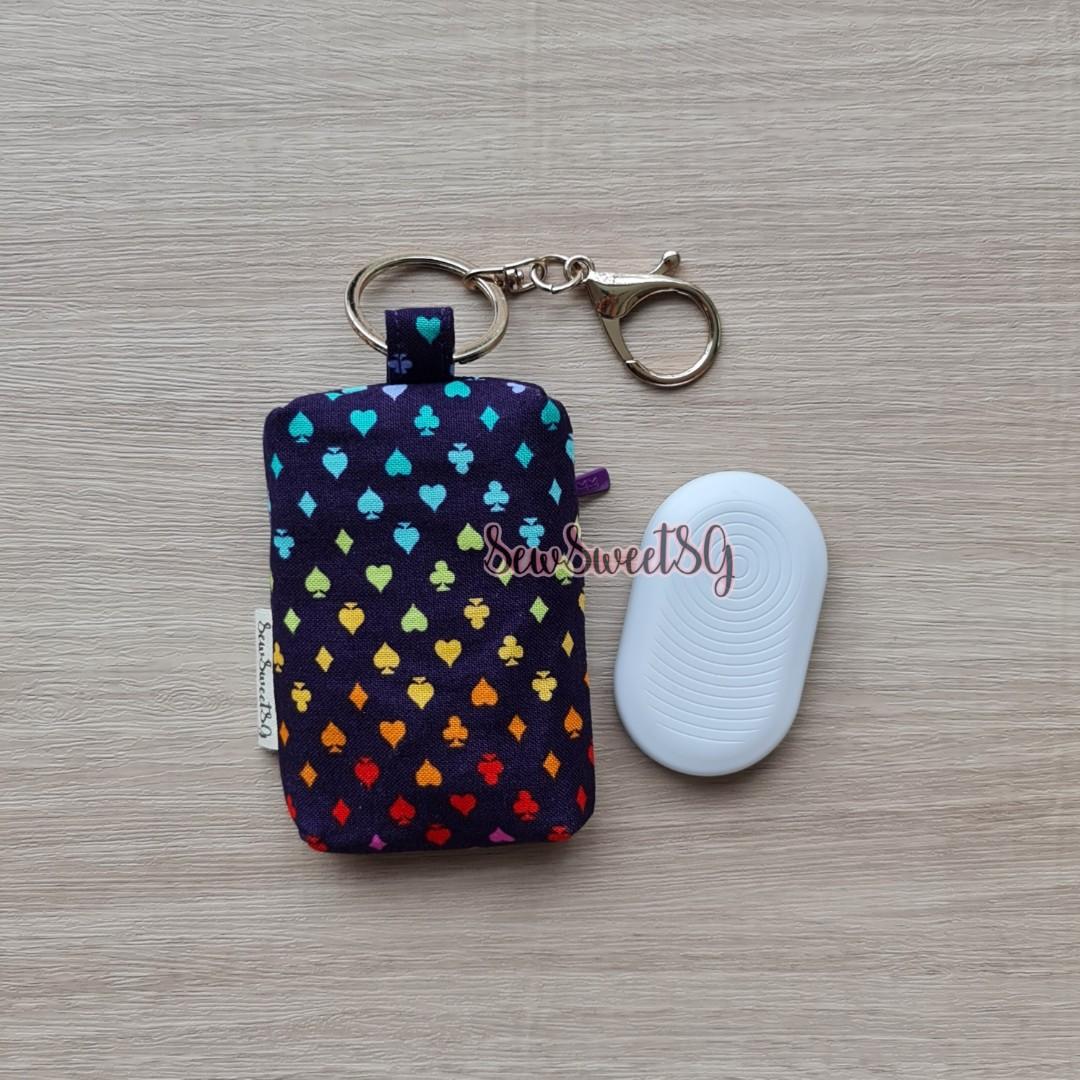 Trace Together Token Pouch - (Slim) Purple Shapes , Mobile Phones ...