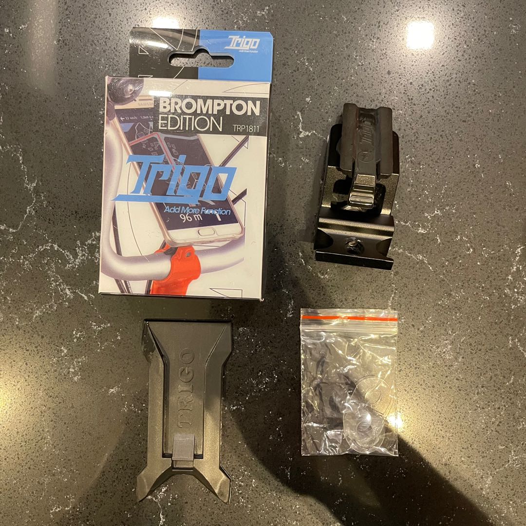 Trigo Phone Mount for Brompton, Sports Equipment, Bicycles & Parts ...