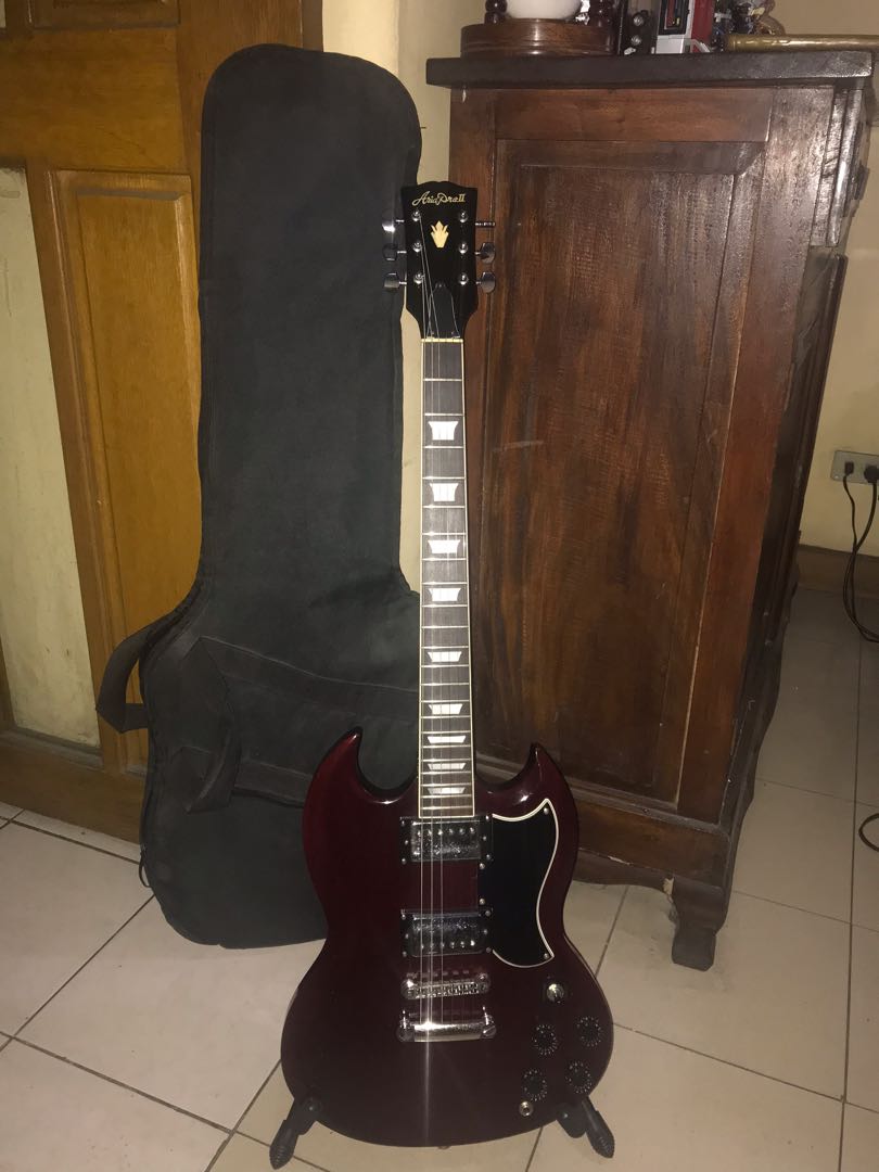 Vintage Aria Pro II SG 380 1976 Now 14k Only! , Hobbies & Toys, Music & Media, Musical ...