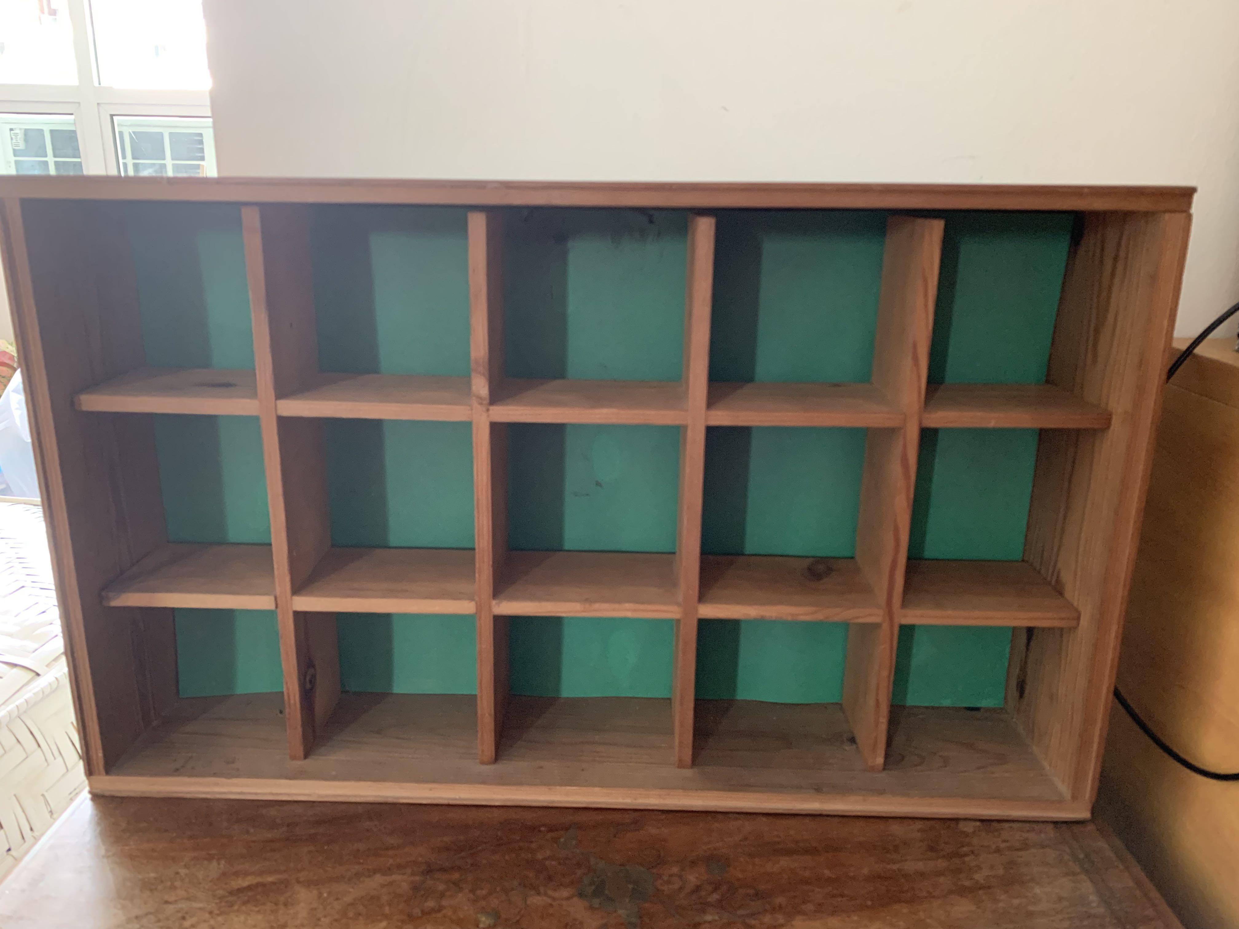 Vintage collectible! Rare WOODEN TOY DISPLAY SHELF! Smurf sets, Rare ...