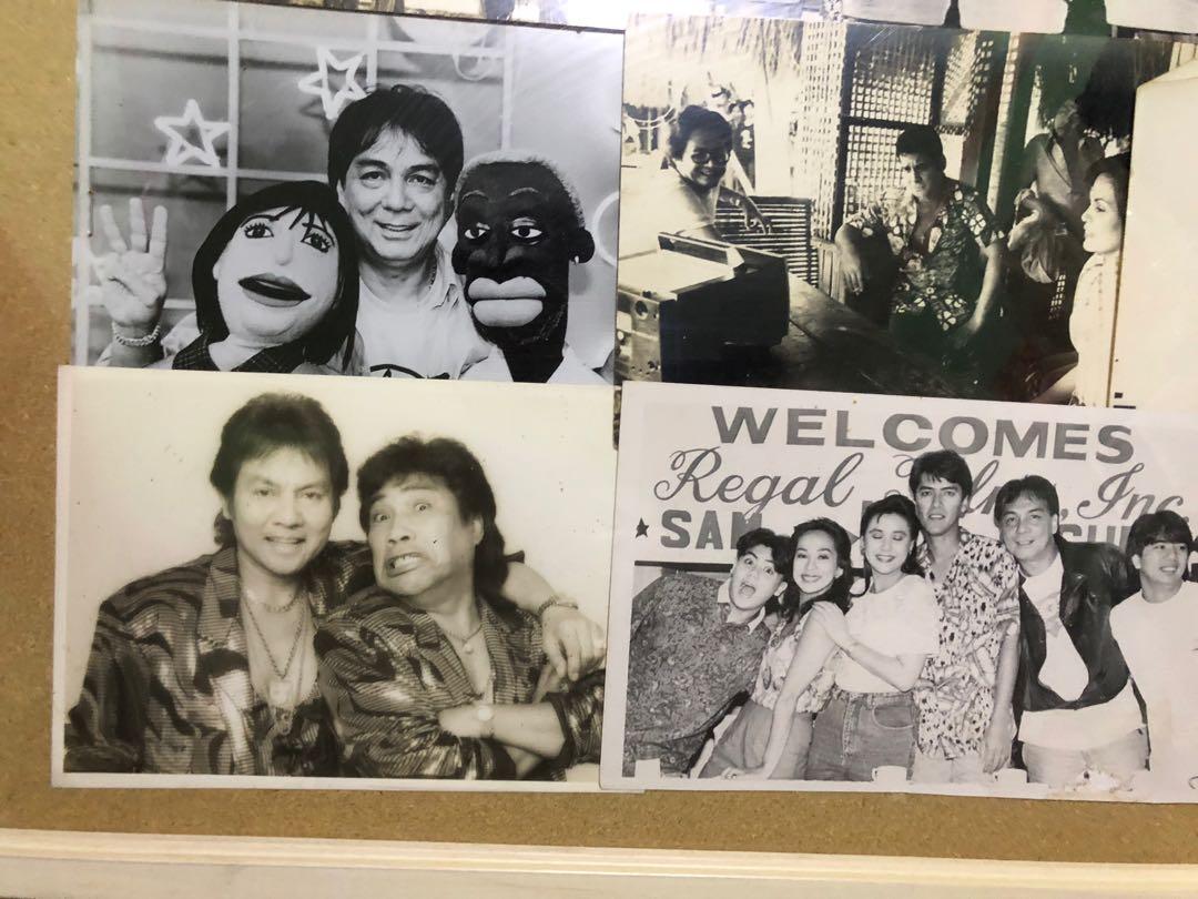 Vintage old local pinoy artista poctures with frame, Hobbies & Toys ...