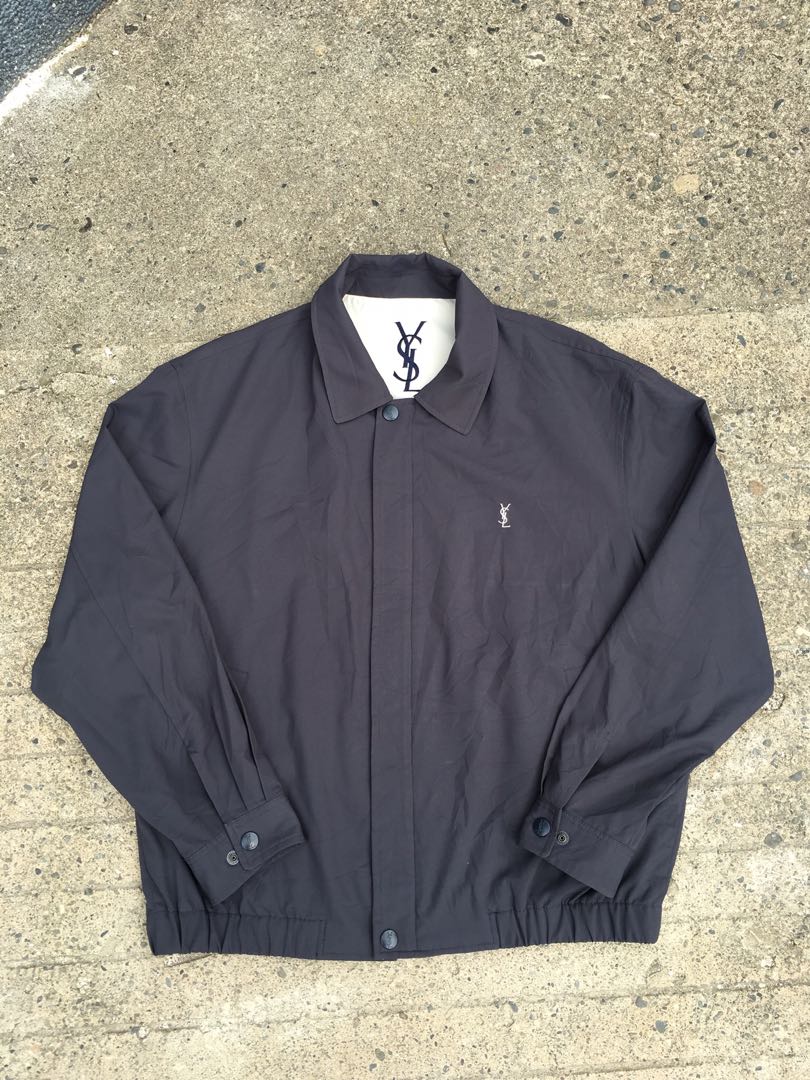 Vintage YSL Harrington Jacket, Men's Fashion, Coats, Jackets and ...
