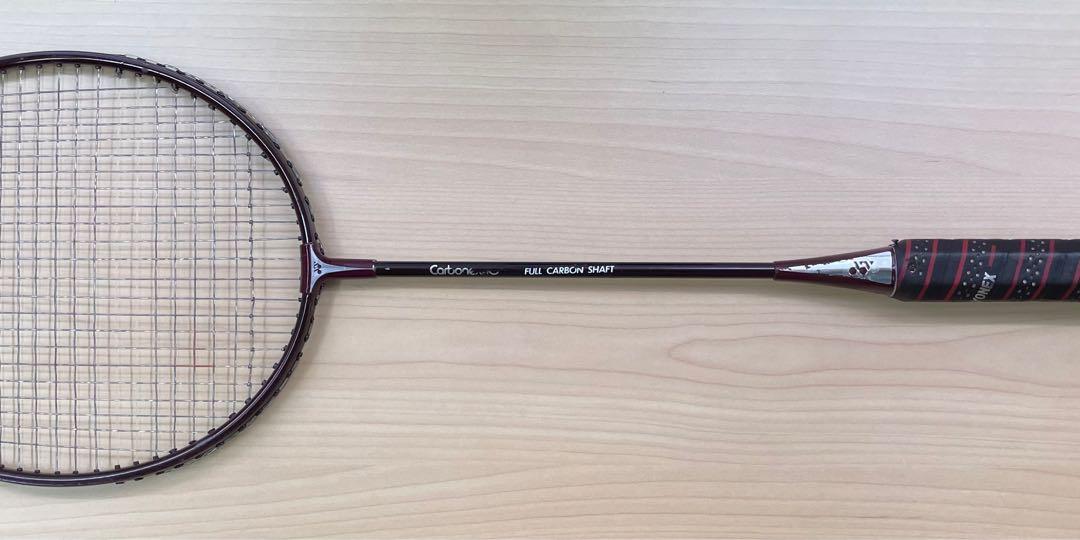 Yonex Carbonex 10 經典 紅色 收藏 羽毛球拍, 運動產品, 運動與體育, 運動與體育 - 球拍和球類運動 - Carousell