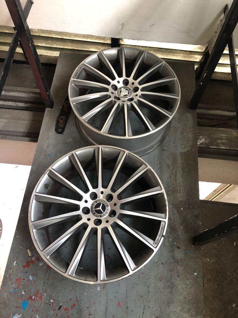20in original Mercedes AMG rims, Car Accessories, Tyres & Rims on Carousell