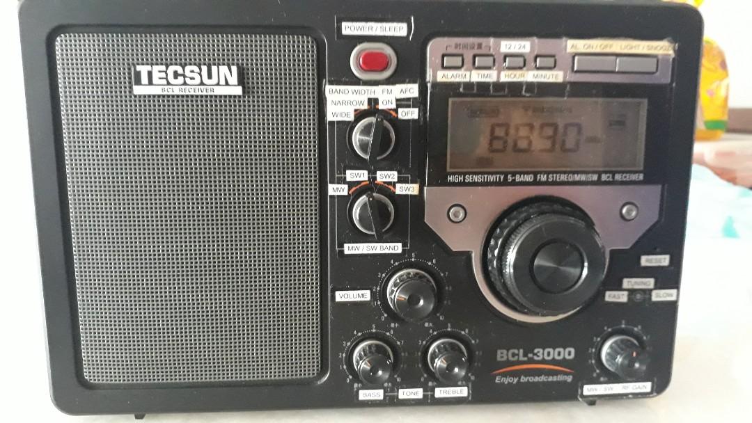 4-Bands (MW/FM/SW1/SW2) Shortwave Radio (BCL-3000) AM/FM Radio, Audio ...