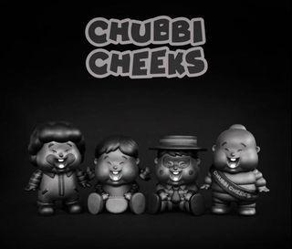 (全球限量版) Chubbi Cheeks/ Chubby Cheeks/ Chubby Chunk: 全黑- 共四款, 興趣及遊戲, 收藏品 ...