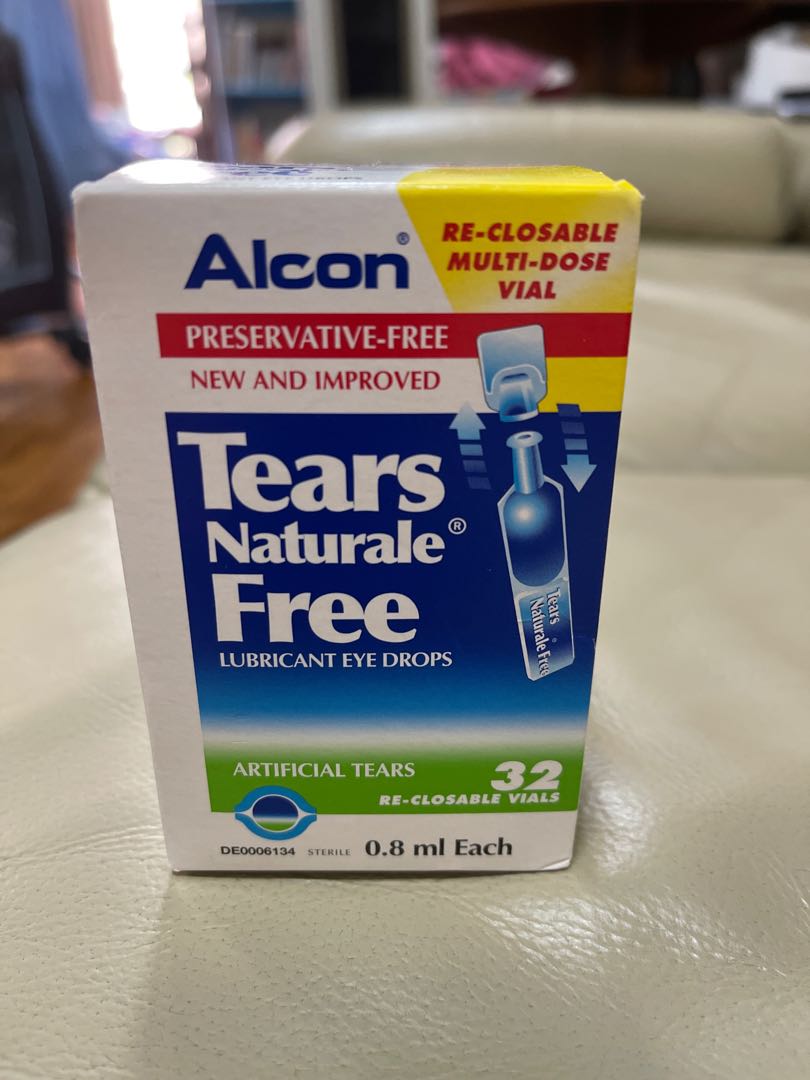 Alcon Tears Naturale Free eye drops, Beauty & Personal Care, Vision ...