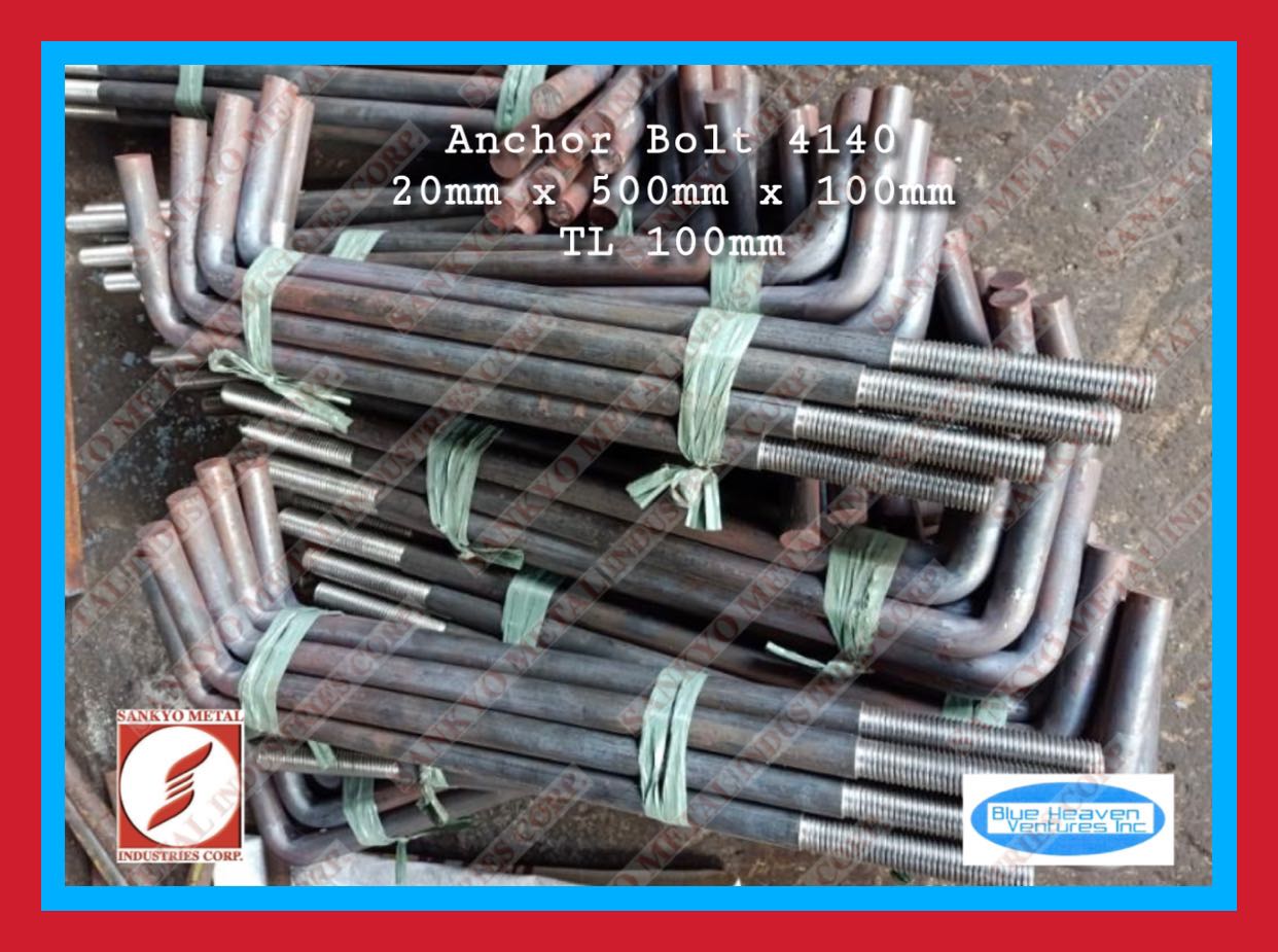 ASTM 4140 Anchor Bolt L type, Commercial & Industrial, Construction ...