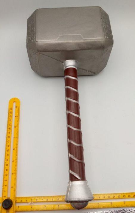 THOR Hard Foam Hammer Mjolnir Larp Avengers Movie Hammer Adult Props ...