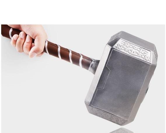 THOR Hard Foam Hammer Mjolnir Larp Avengers Movie Hammer Adult Props ...