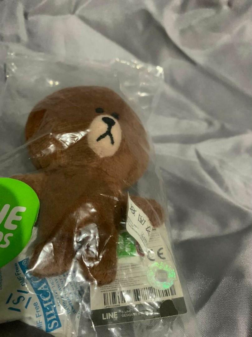 Boneka Line Brown Keychain Gantungan Boneka Line Friends not Cony Choco ...