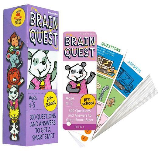(Free delivery ) Brain Quest Flash Cards for Kids 4 set , Hobbies ...