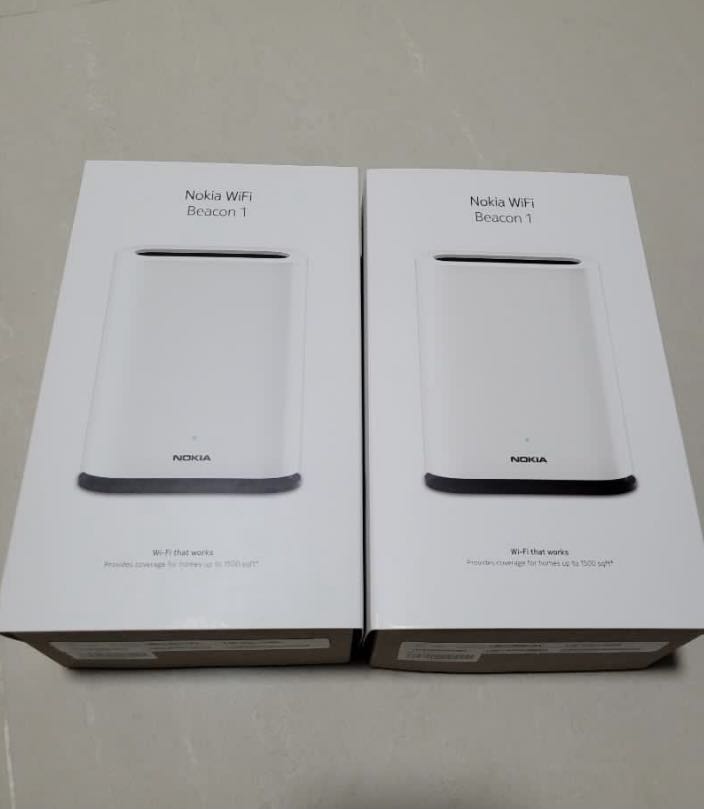 Brand new StarHub Nokia beacon 1 router 2 set No open, TV & Home ...