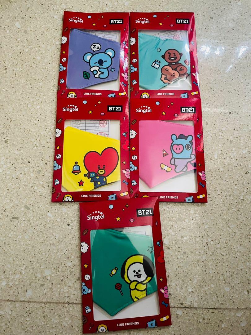 BT21 masks, Health & Nutrition, Face Masks & Face Shields on Carousell