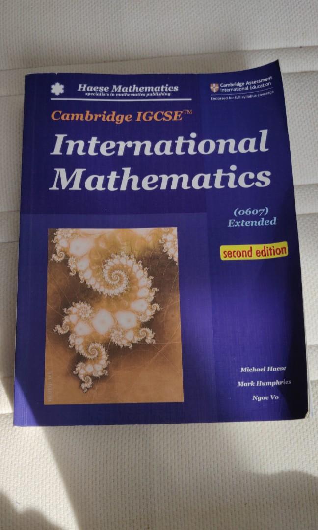 Cambridge IGCSE mathematics (0607) Extended Second Edition, Hobbies ...