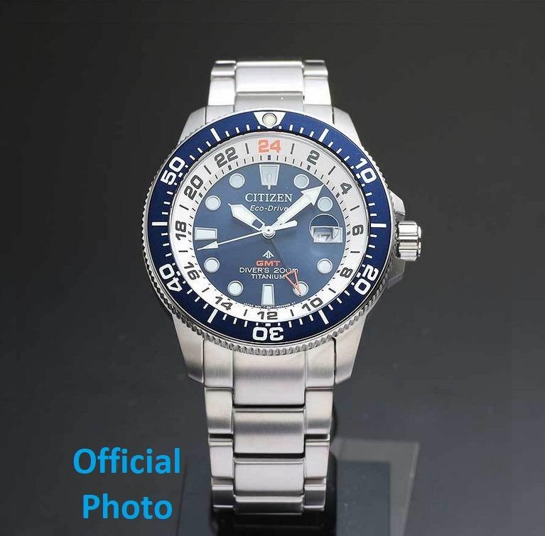 Citizen Promaster Titanium BLUE GMT Diver Watch, Men's Fashion, Watches ...