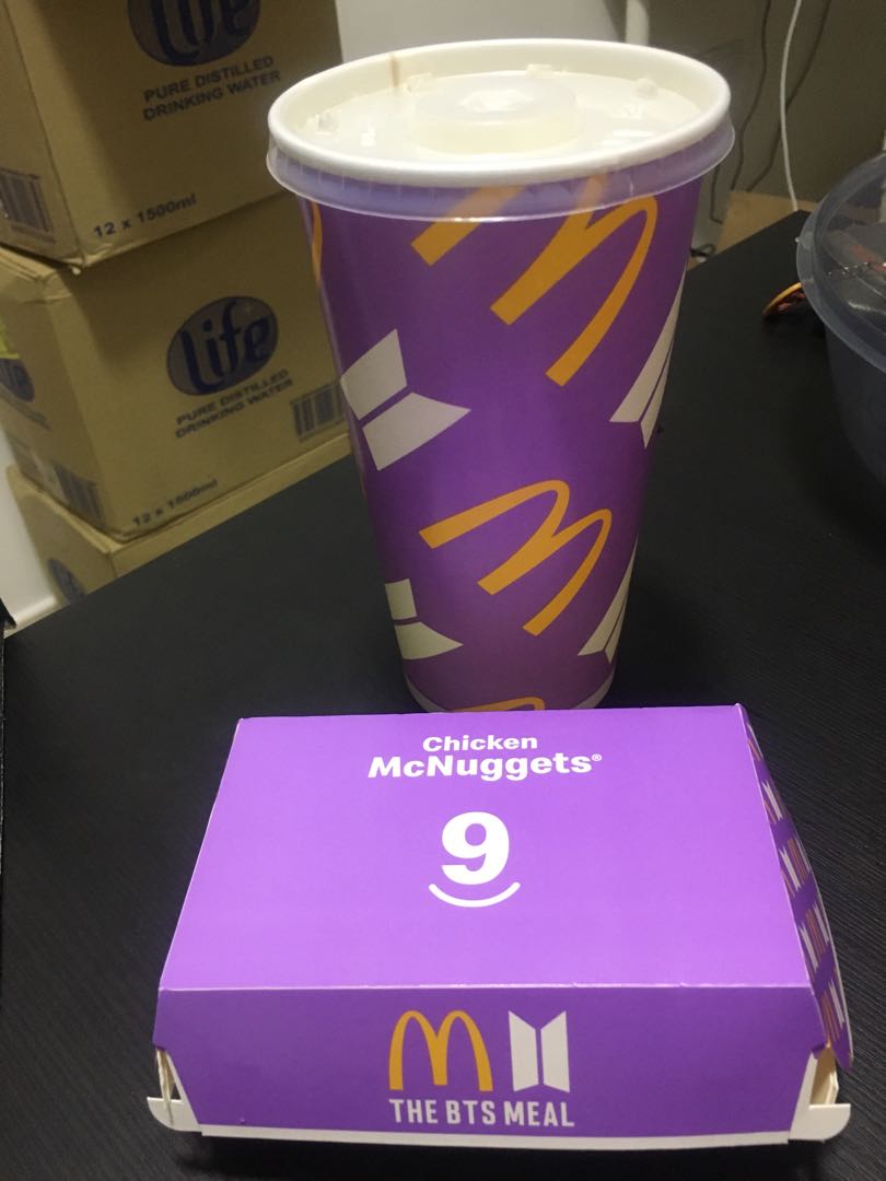 Cleaned BTS meal empty box for collection, Hobbies & Toys, Memorabilia ...