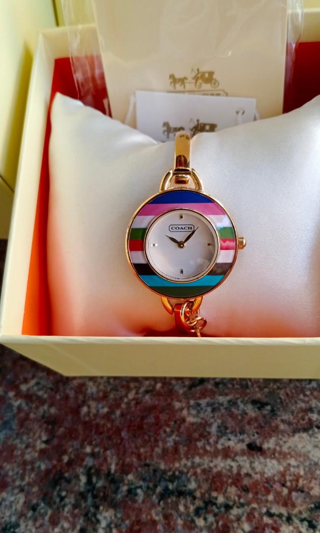 coach bangle watch, Women's Fashion, Watches & Accessories, Watches on ...