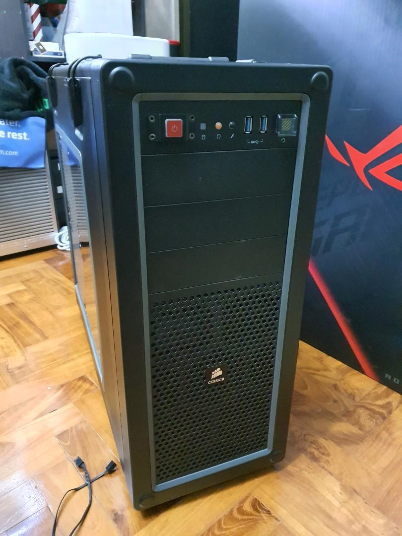Corsair Vengeance c70 mid Tower gaming case (black) with power supply ...