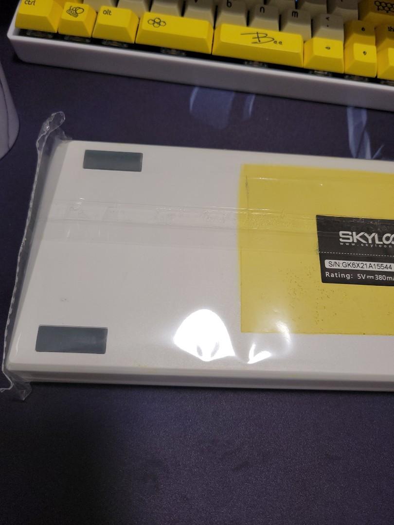 Custom Mechanical Keyboard Hot Swappable RGB GK61 Lubed Feker Pandas ...