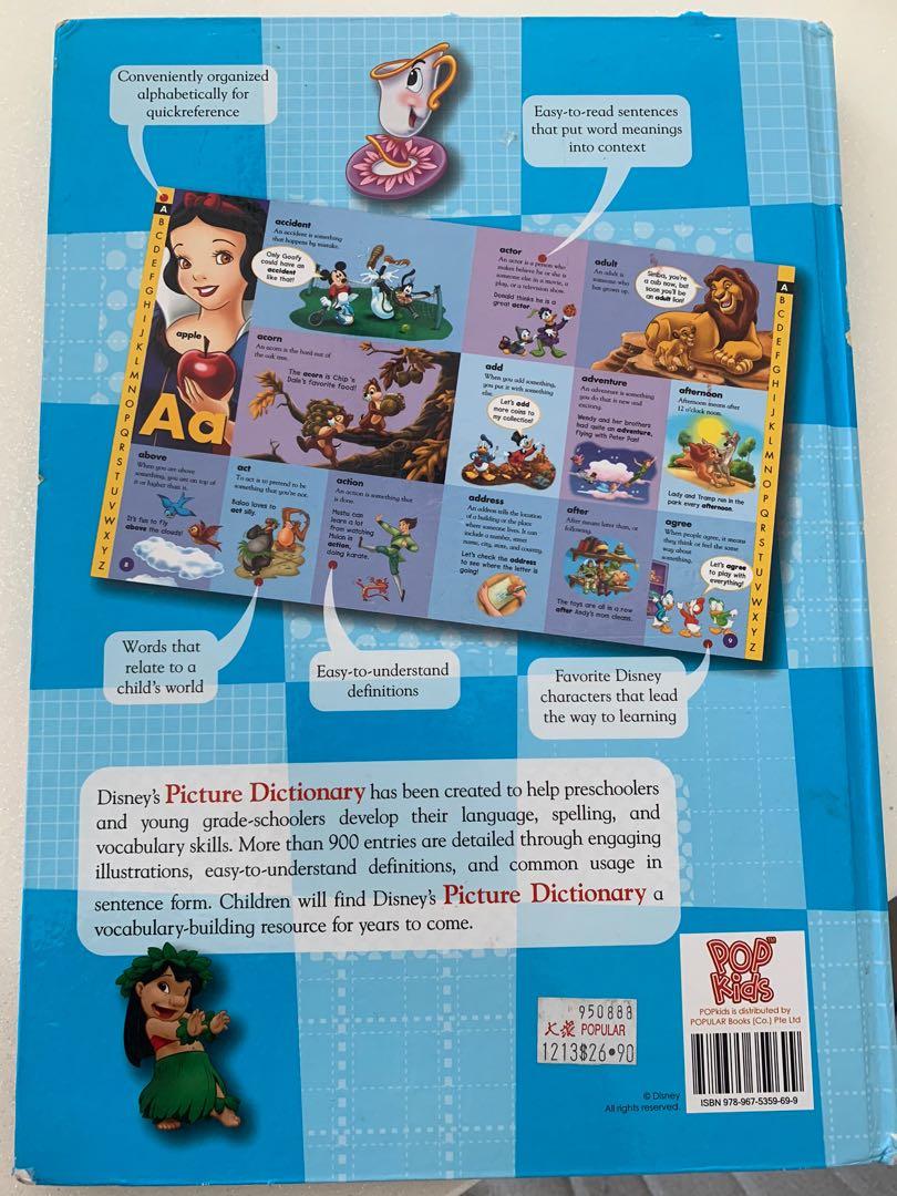 Disney Picture Dictionary, Hobbies & Toys, Books & Magazines, Children ...