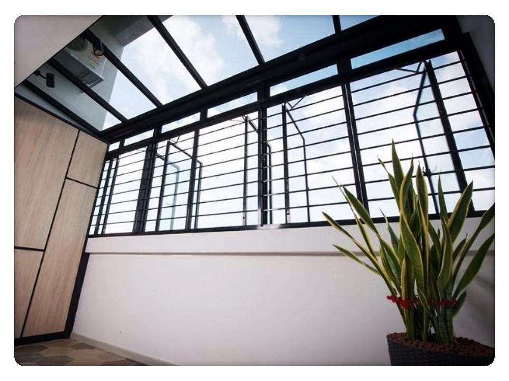 EM Balcony Aluminium Casement Sliding Window & Grilles Sliding BiFold ...