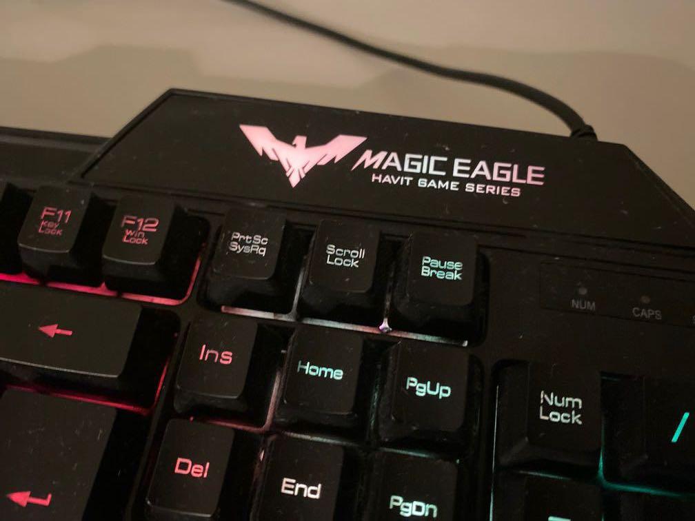 Havit Magic Eagle Gaming Keyboard, Computers & Tech, Parts ...