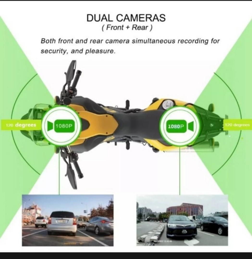 HD camera on Yamaha Aerox, Motorcycles, Motorcycle Accessories on Carousell