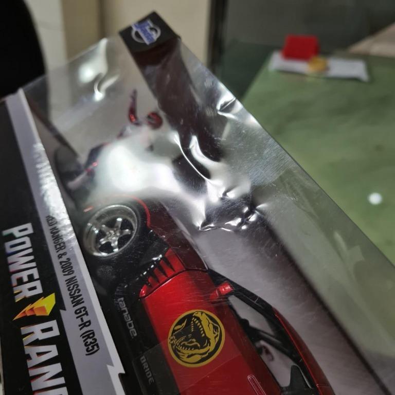 Jada Toys Power Rangers Red Ranger 2009 Nissan GT-R R35 Ben Sopra 1:24 ...