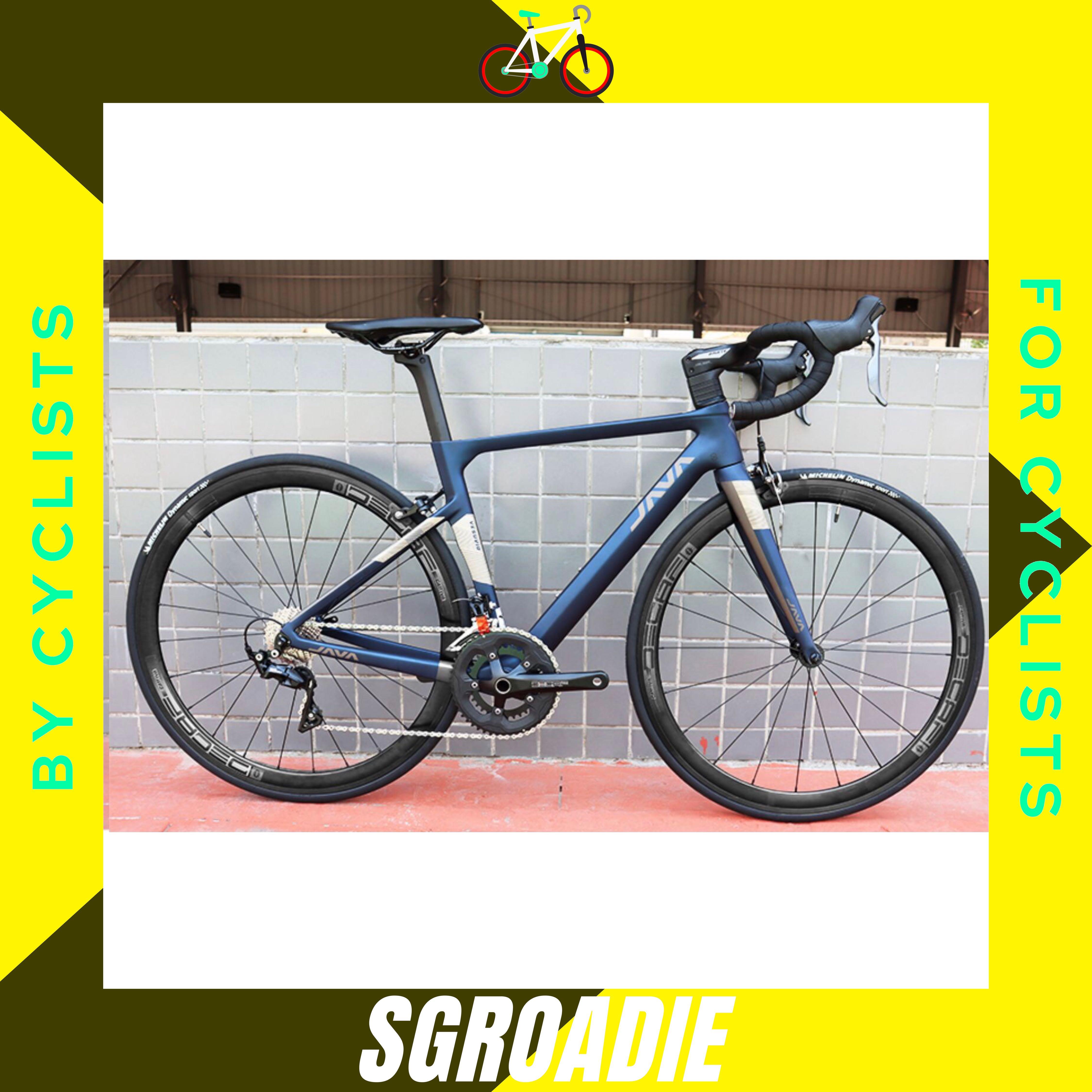 Java Vesuvio Integrated Carbon Bars Full Internal Routing Rim Brake ...