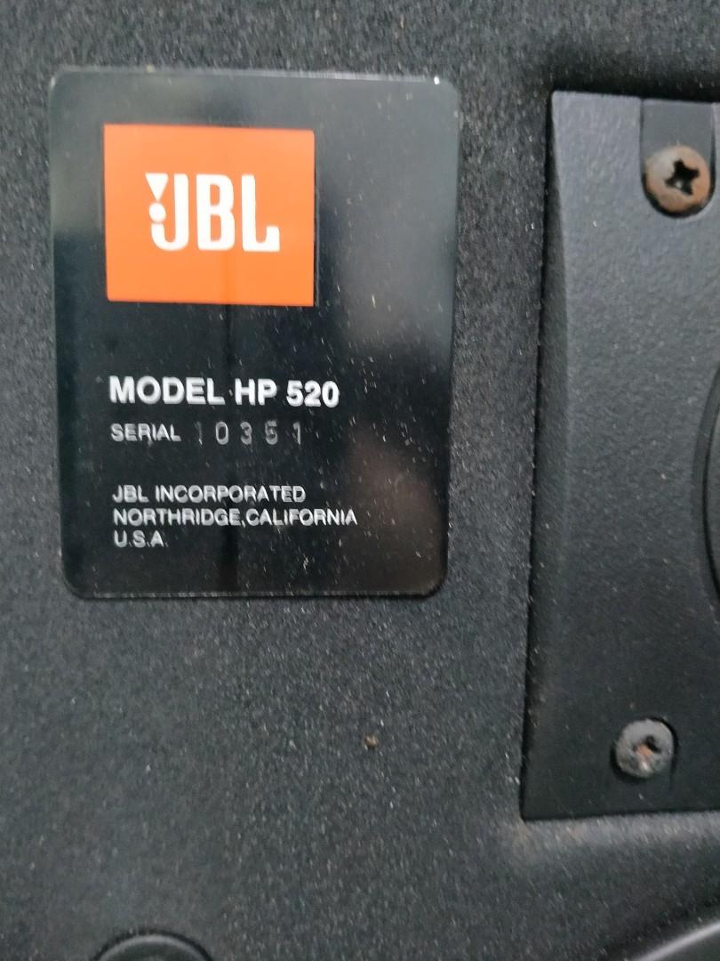 JBL SPEAKER HP 520, Audio, Soundbars, Speakers & Amplifiers on Carousell