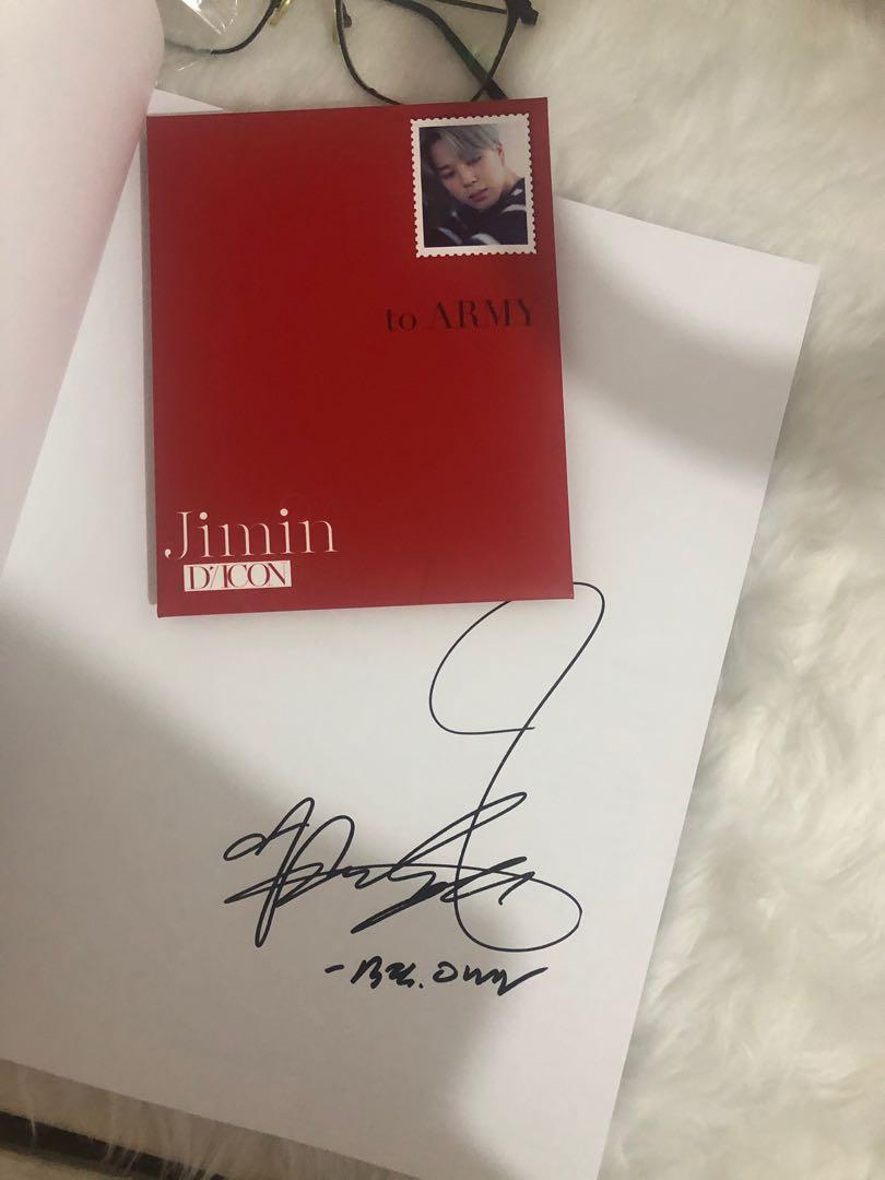 Jimin Dicon Magazine (English Ver), Hobbies & Toys, Memorabilia ...