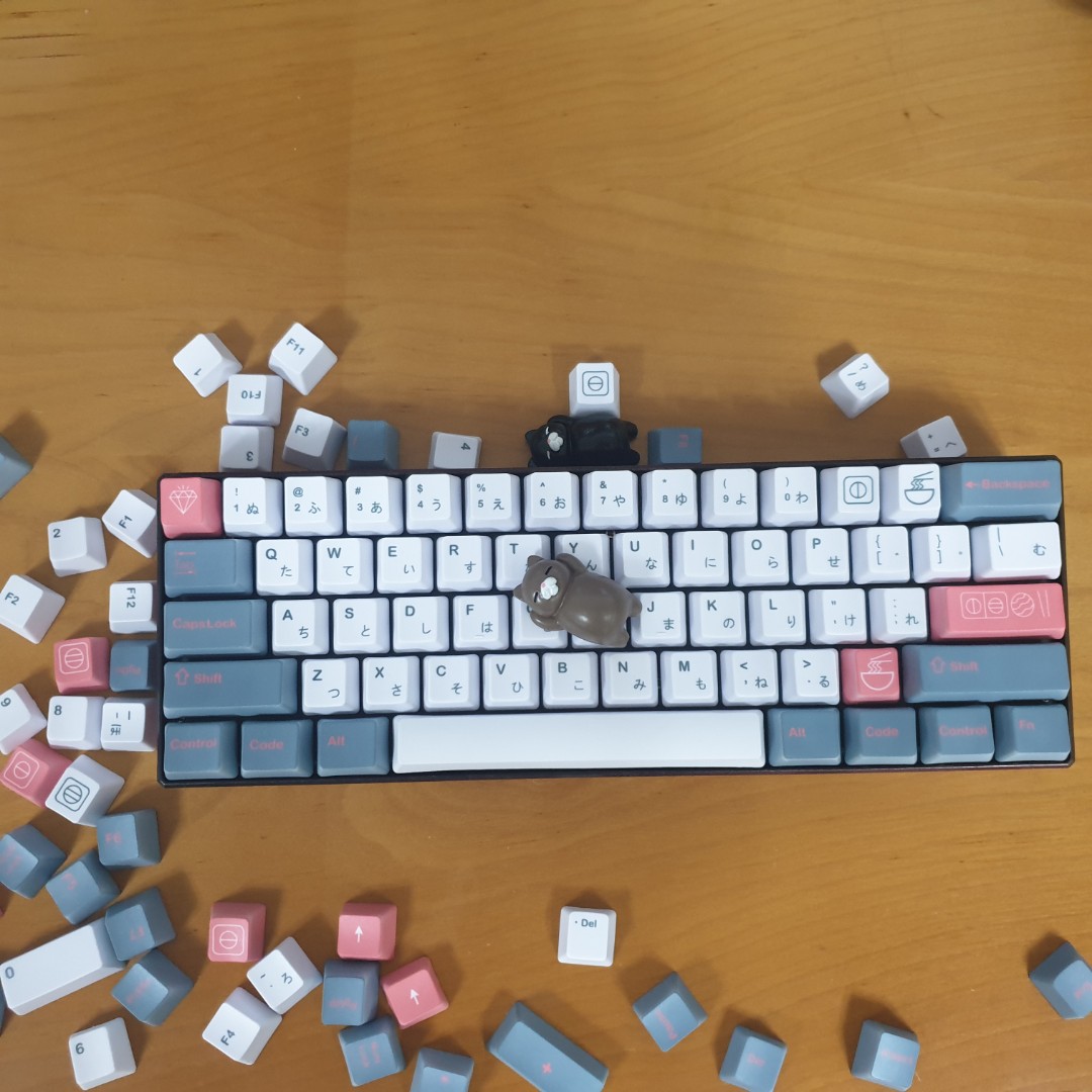 [Keycap] PBT Bento Themed Keycaps for Custom Mechanical Keyboards Blue ...