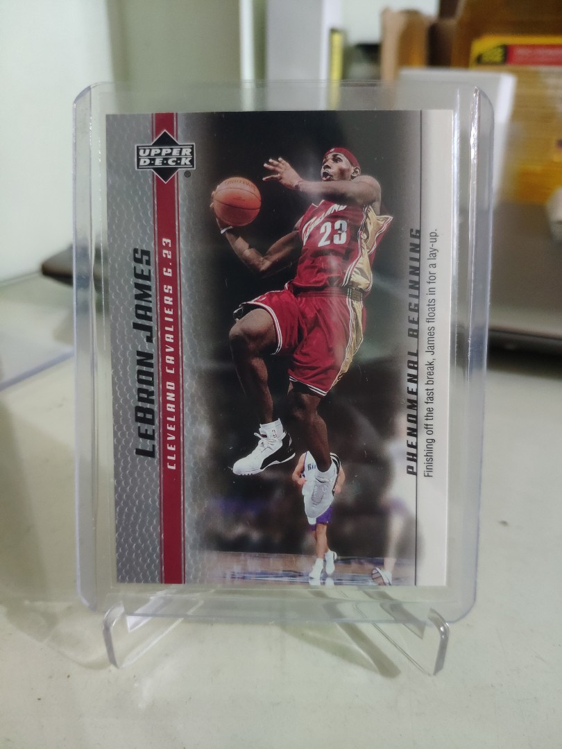 LeBron James Rookie Card Phenomenal Beginning Upper Deck NBA Cards for ...